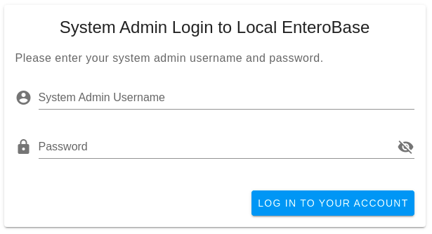 Using the Homepage — Local EnteroBase Documentation documentation